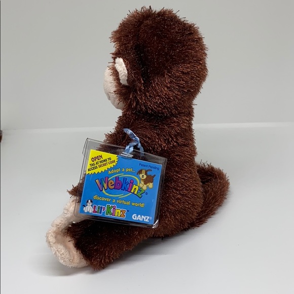 GANZ | Toys | New Webkinz Ganz Adopt A Pet Plush Monkey Code | Poshmark